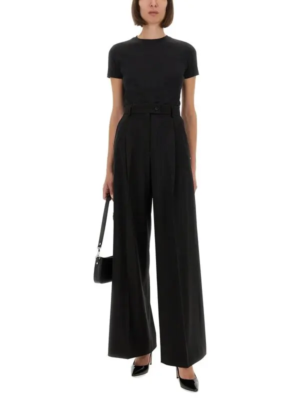 Sportmax Virgin Wool Wide-leg Trousers