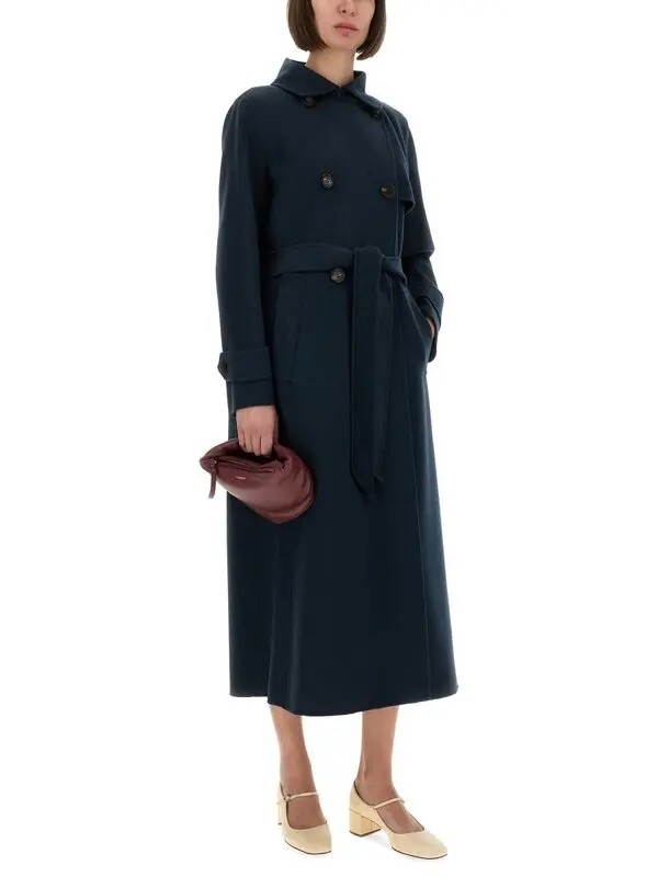 Max Mara Double-breasted Virgin Wool Coat