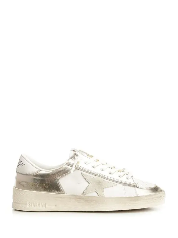 GOLDEN GOOSE Stardan Sneakers - Silver