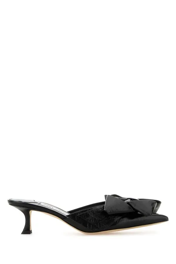 JIMMY CHOO Leather Staz Mules