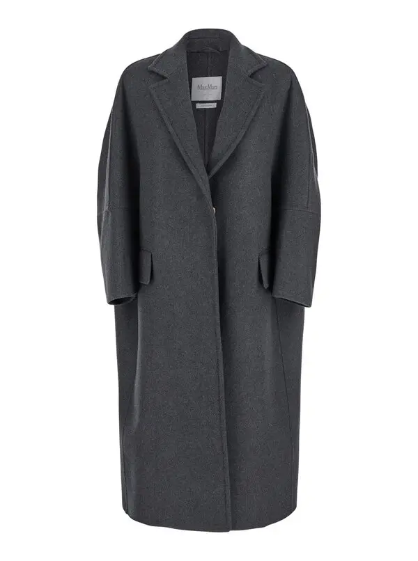 Max Mara Asburgo Virgin Wool Blend Coat - Multicolor