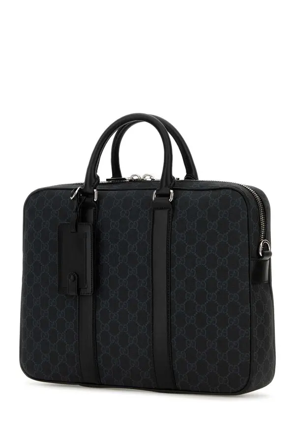 Gucci Gg Supreme Fabric Briefcase