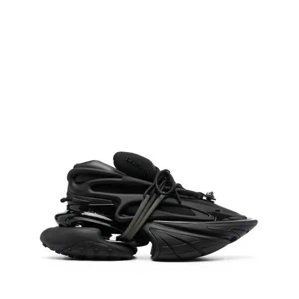 Balmain Calf Leather Low-top Trainers