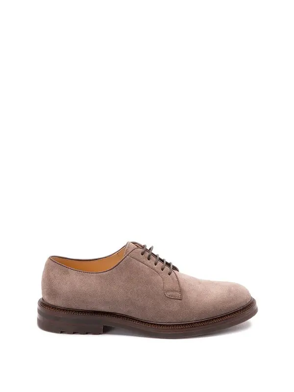 Brunello Cucinelli Suede Derby Shoes
