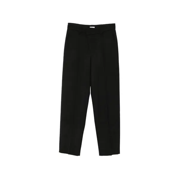Brunello Cucinelli Virgin Wool Tailored Trousers - Black