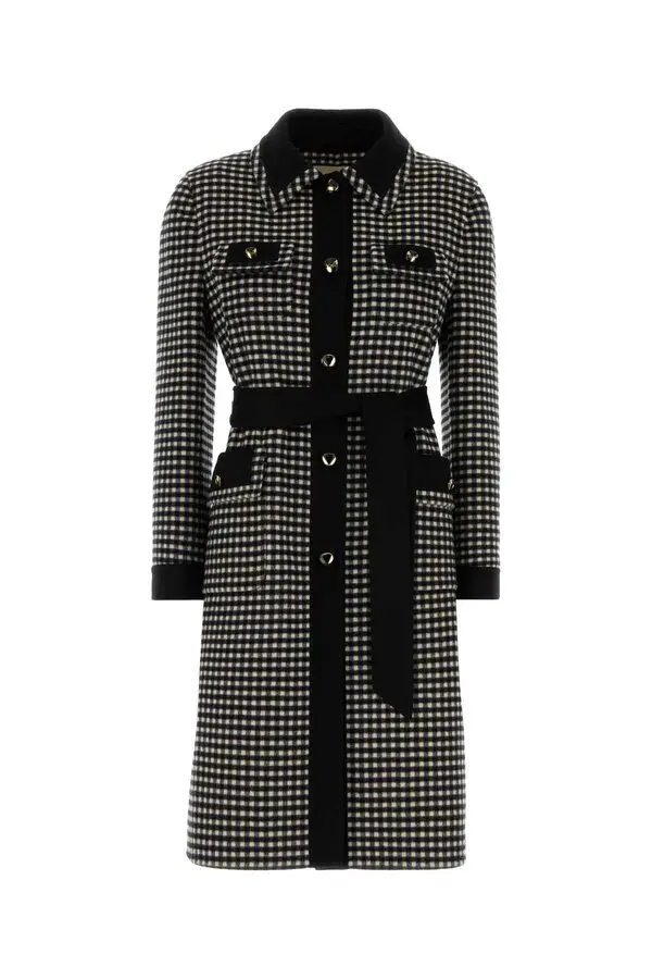 Valentino Garavani Embroidered Wool Coat