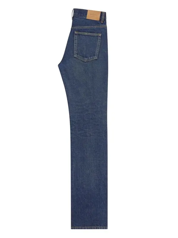 Saint Laurent Low Waist Nico Jeans - Blue