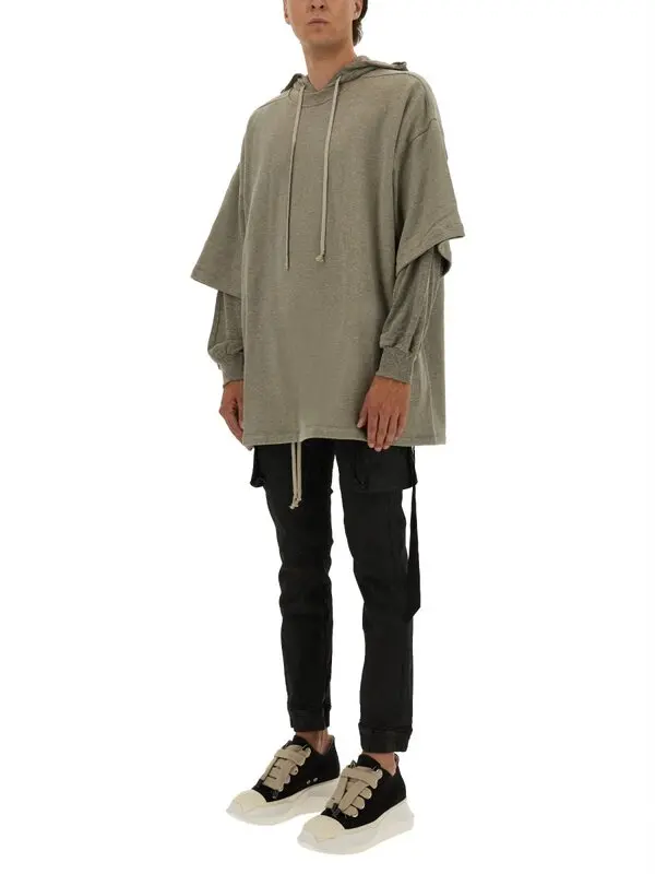 Rick Owens Tommy Hustler Hoodie - Gray