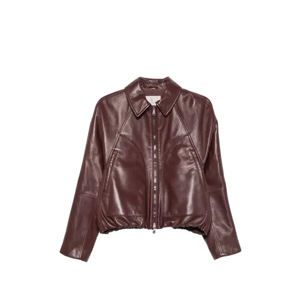 Brunello Cucinelli Leather Zip-up Jacket