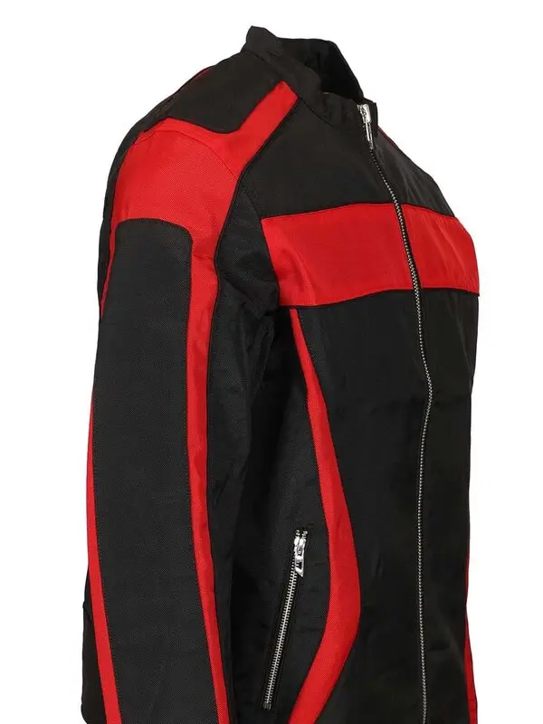 DIESEL® Two-tone Nylon Biker Jacket