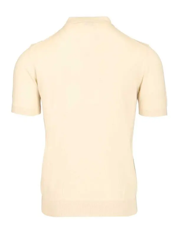 Etro Cotton Knit Polo Shirt - White