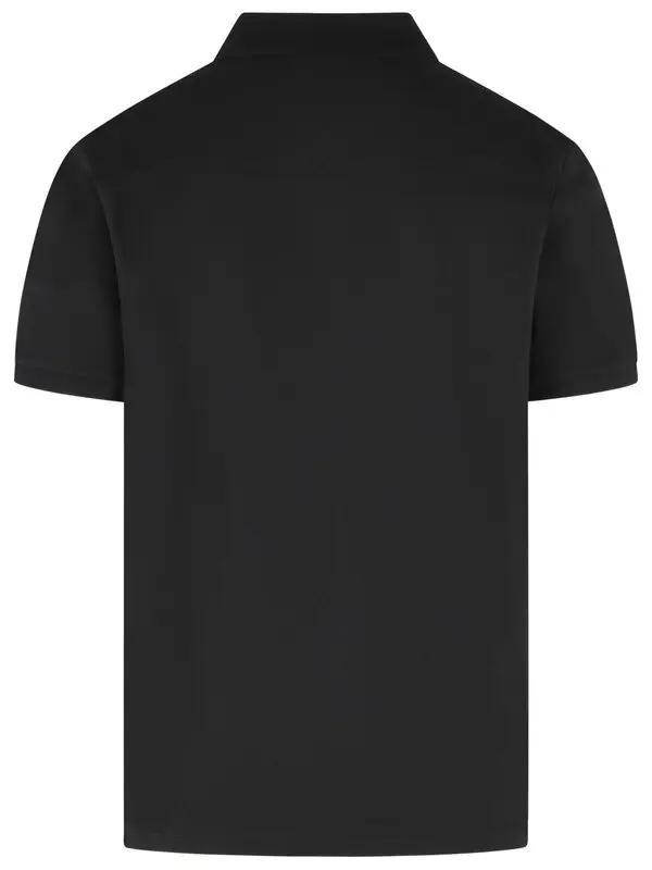 Moncler Cotton Polo Shirt - Black
