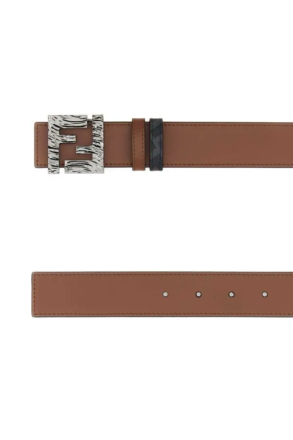 Fendi Leather Reversible Belt