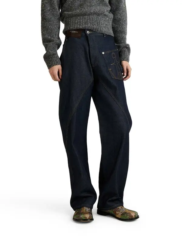 JW Anderson Twisted Denim Workwear Jeans