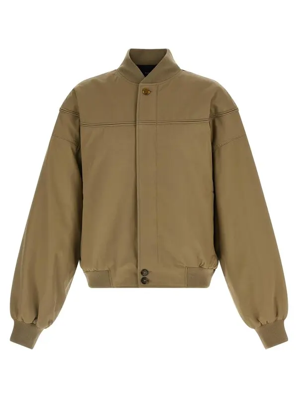 WILLY CHAVARRIA Gas Station Bomber Jacket - Cream