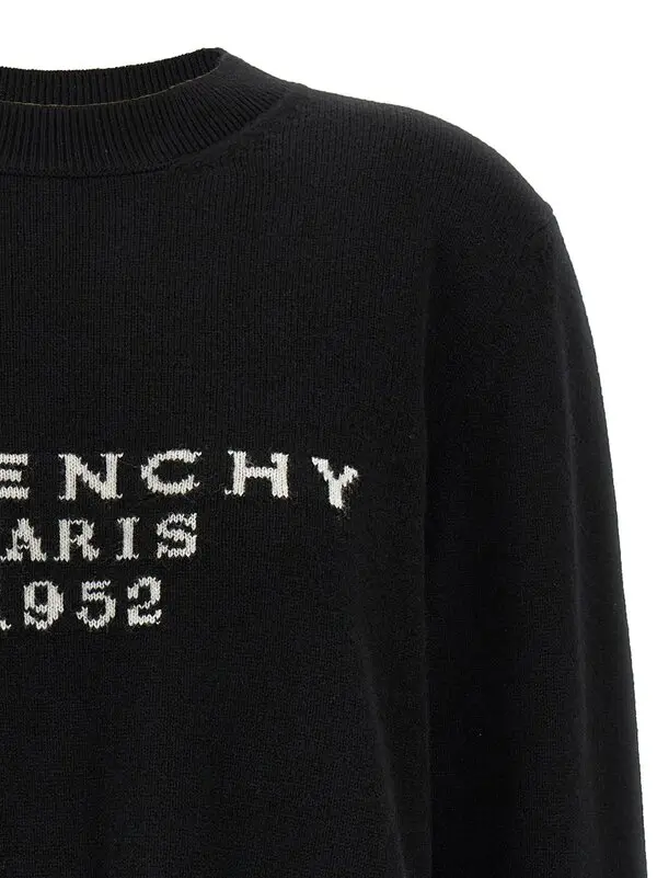 Givenchy Paris 1952 Wool And Cashmere Sweater - Black