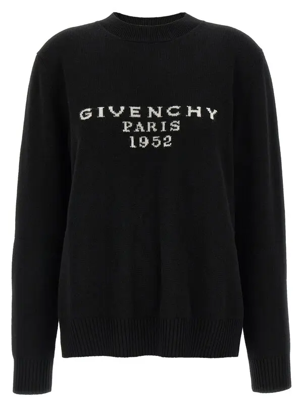 Givenchy Paris 1952 Wool And Cashmere Sweater - Black
