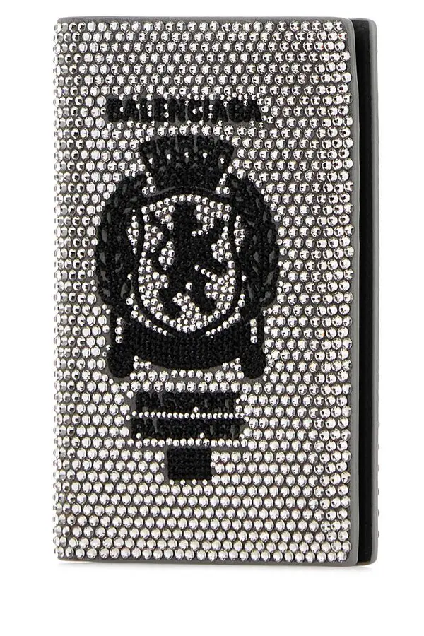 Balenciaga Embellished Leather Passport Holder
