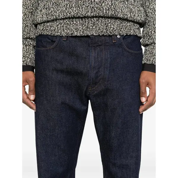Stone Island Dark Straight-leg Jeans - Blue