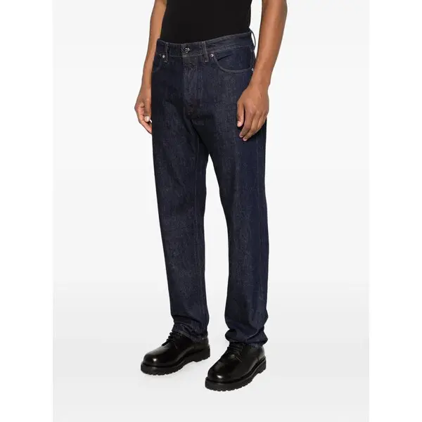 Stone Island Dark Straight-leg Jeans - Blue
