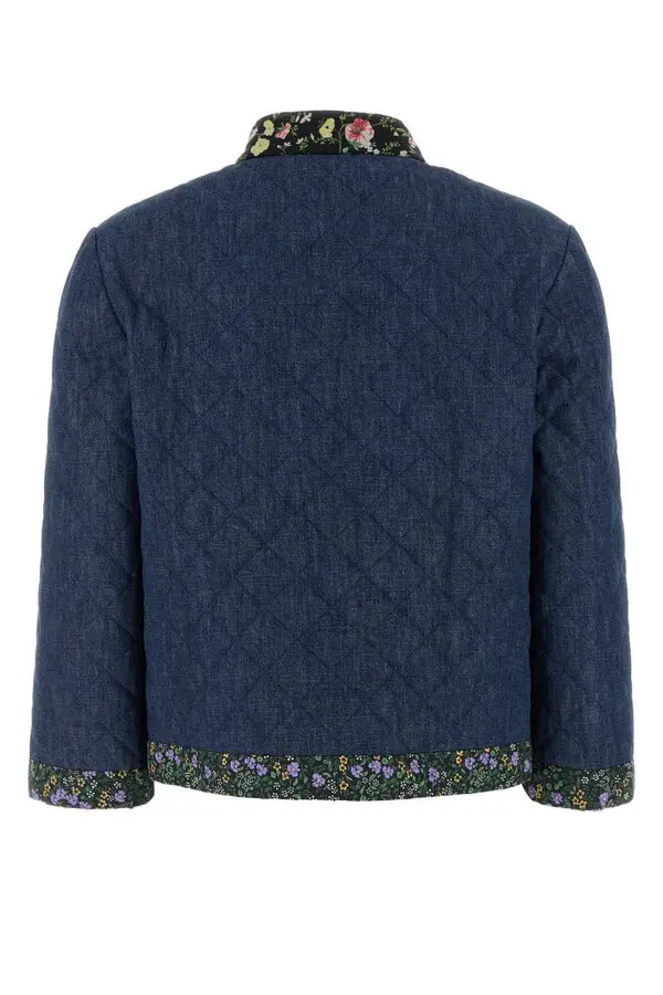 Valentino Garavani Chambray Quilted Blazer
