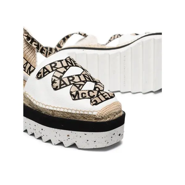 Stella McCartney Logo Espadrilles - White