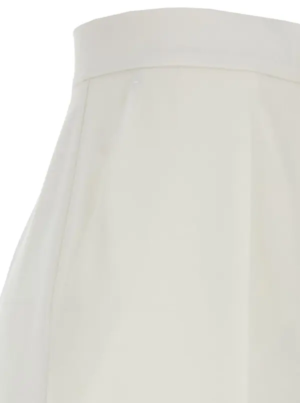 Max Mara Ninfa Virgin Wool Wide Leg Pants