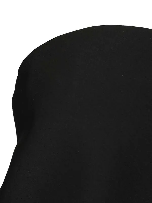 Balenciaga Sculpted Wool And Silk Bustier Dress