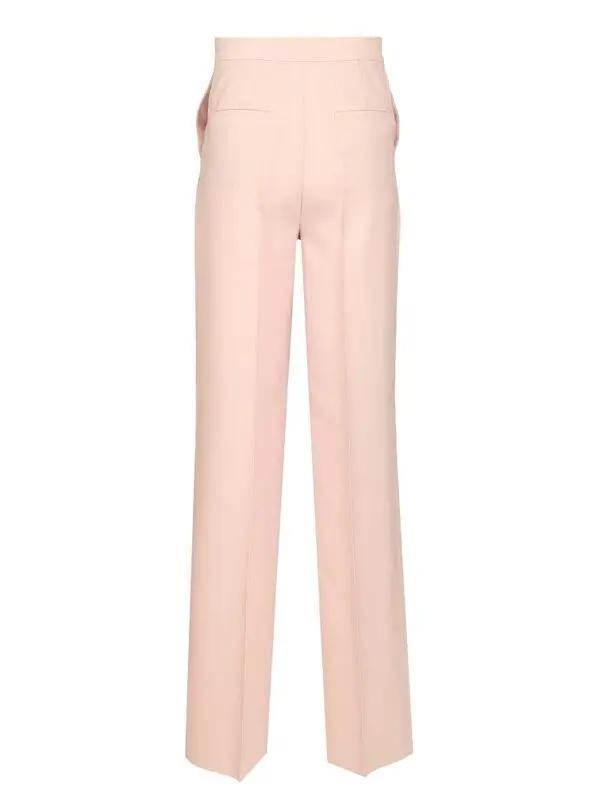 Max Mara Girone Wool, Mohair, And Silk Wide-leg Trousers - Multicolor