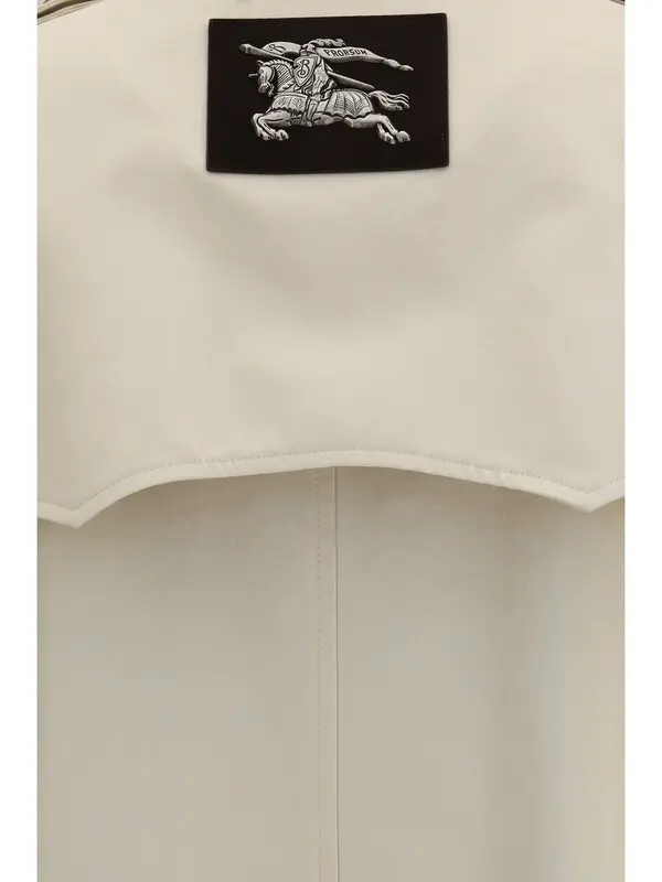 Burberry Short Summerside Trench Coat - Cream
