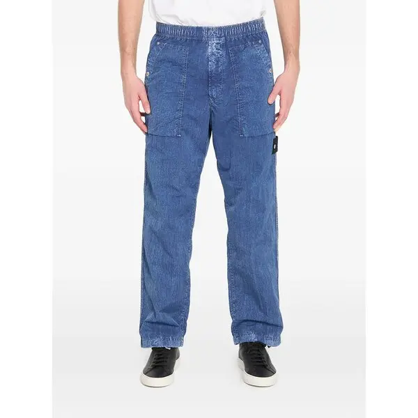 Stone Island Logo Detail Elasticated Waist Trousers