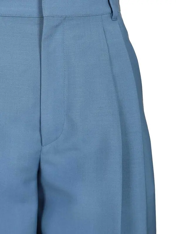 Celine Montauk Trousers In Wool And Mohair