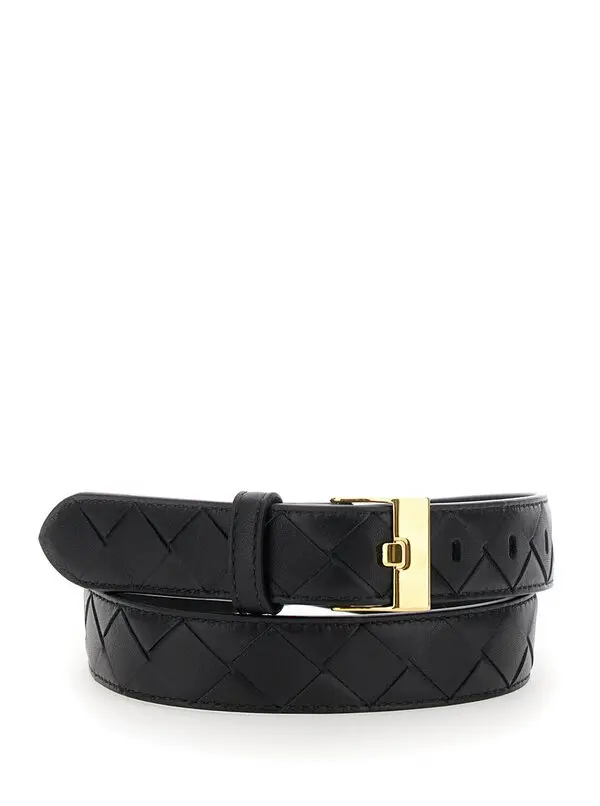 Bottega Veneta Woven Leather Belt - Multicolor