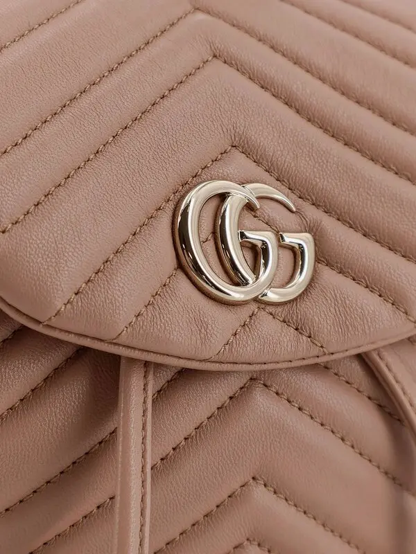 Gucci Mini Gg Marmont Quilted Leather Backpack - Multicolor