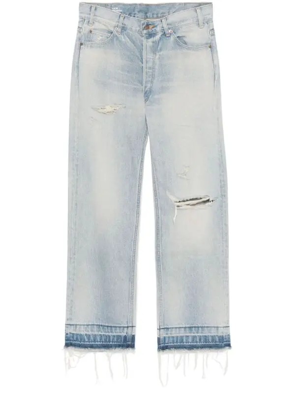 Celine Wesely Distressed Loose Fit Jeans - Blue