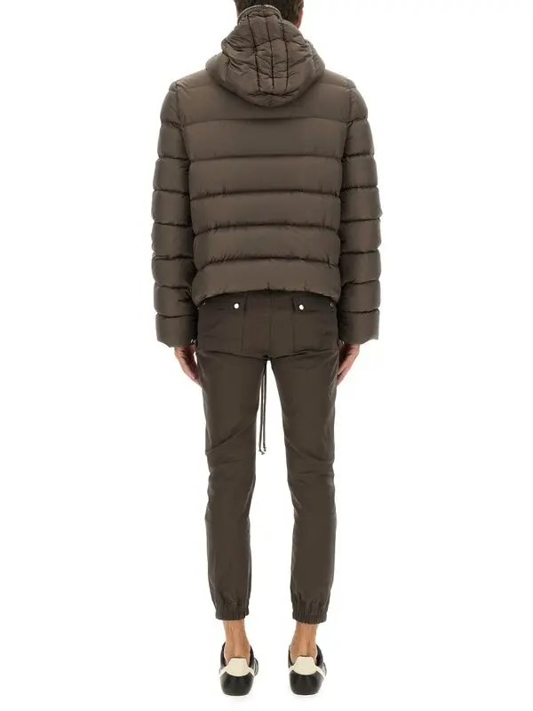 Rick Owens Hooded Down Jacket - Gray