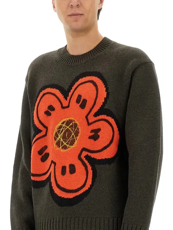 Kenzo Boke Flower Knit Sweater - Multicolor