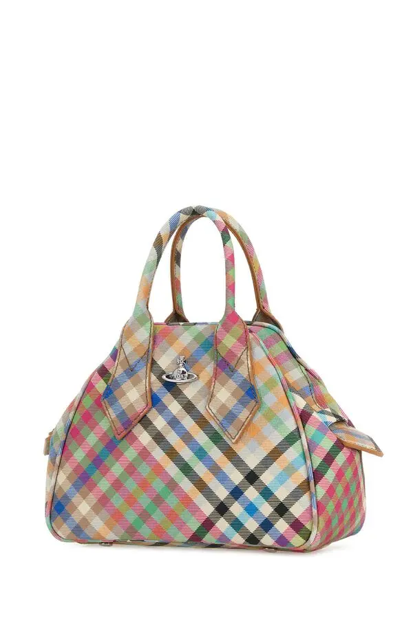 VIVIENNE WESTWOOD Printed Canvas Small Yasmine Handbag - Multicolor