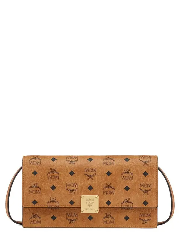 Mcm Aren Wallet With Shoulder Strap - Multicolor
