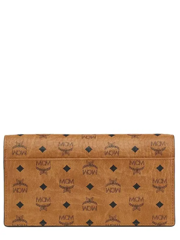 Mcm Aren Wallet With Shoulder Strap