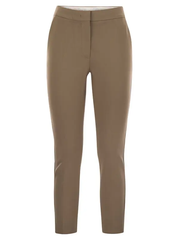 Max Mara Pegno Viscose Jersey Trousers - Multicolor
