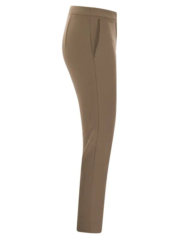 Max Mara Pegno Viscose Jersey Trousers - Multicolor