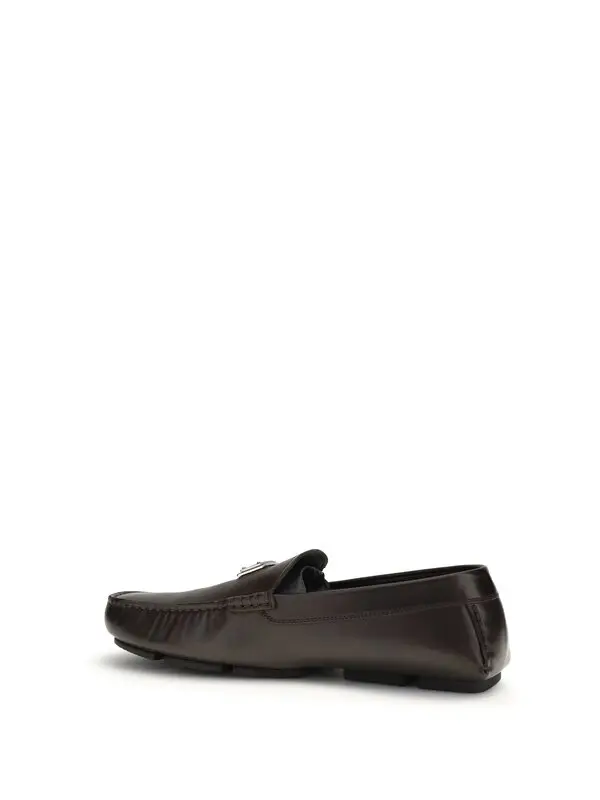 Dolce & Gabbana Dg Driver Loafers - Brown