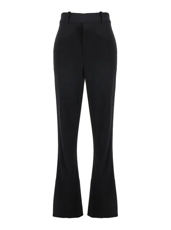 Bottega Veneta Flared Viscose Blend Pants - Multicolor