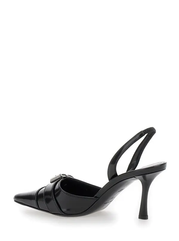 Givenchy Voyou Slingback Pumps With Buckle Detail - Multicolor