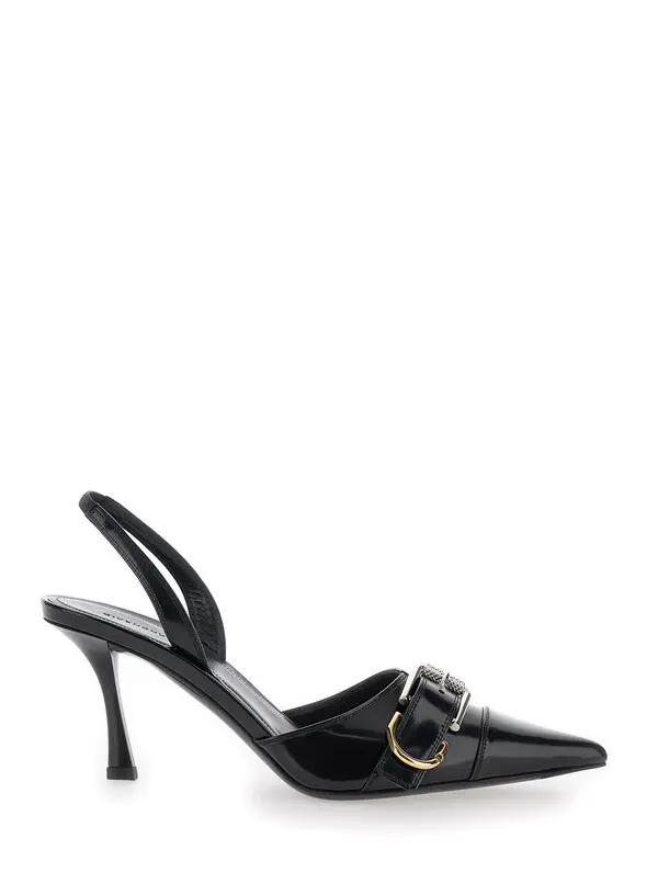 Givenchy Voyou Slingback Pumps With Buckle Detail - Multicolor