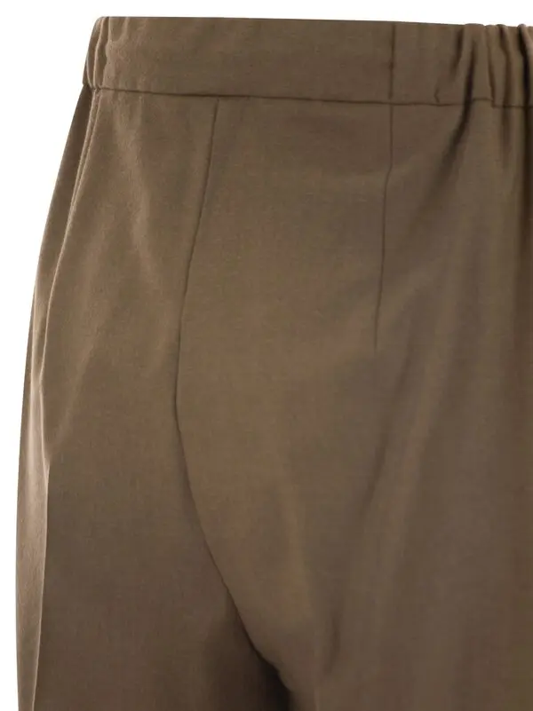 Max Mara Cashmere Drawstring Trousers - Brown