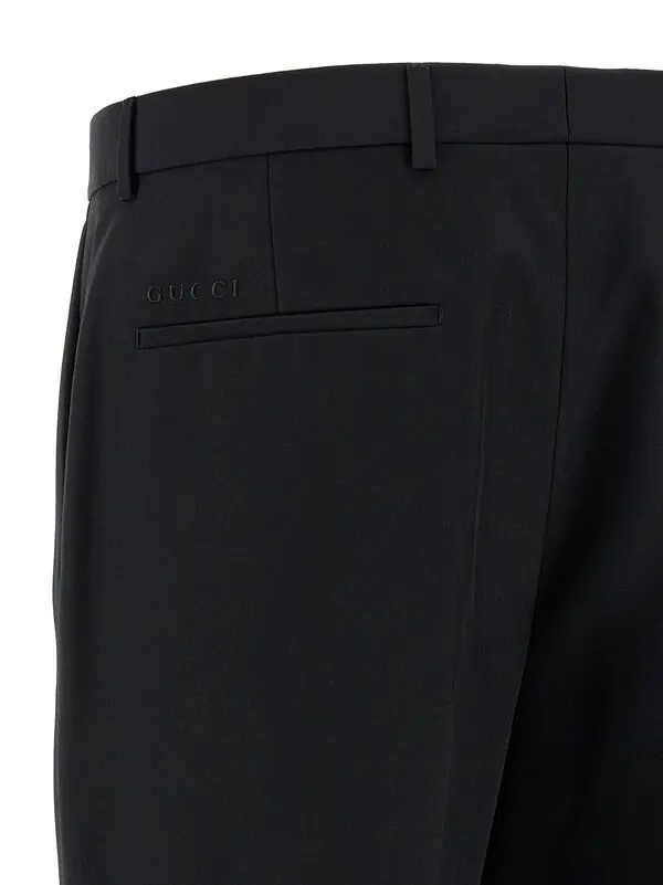 Gucci Technical Panama Tailored Trousers