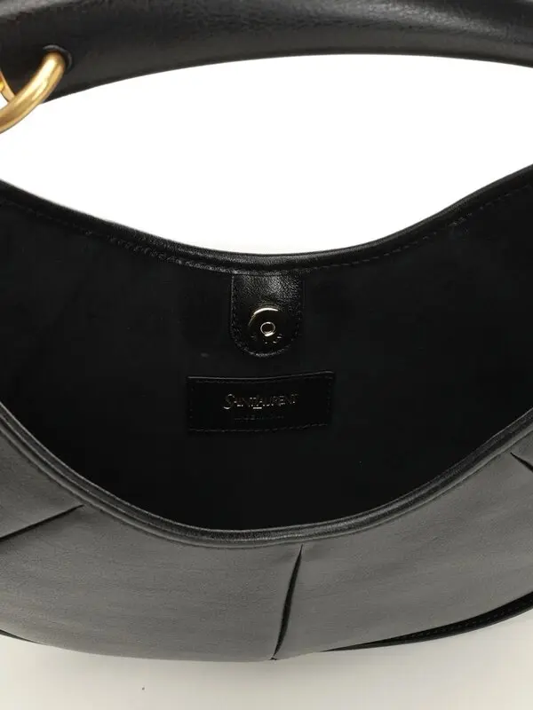 Saint Laurent Small Mombasa Hobo Bag - Black