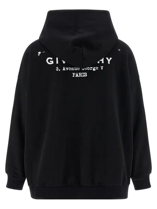 Givenchy Logo Print Hoodie - Multicolor